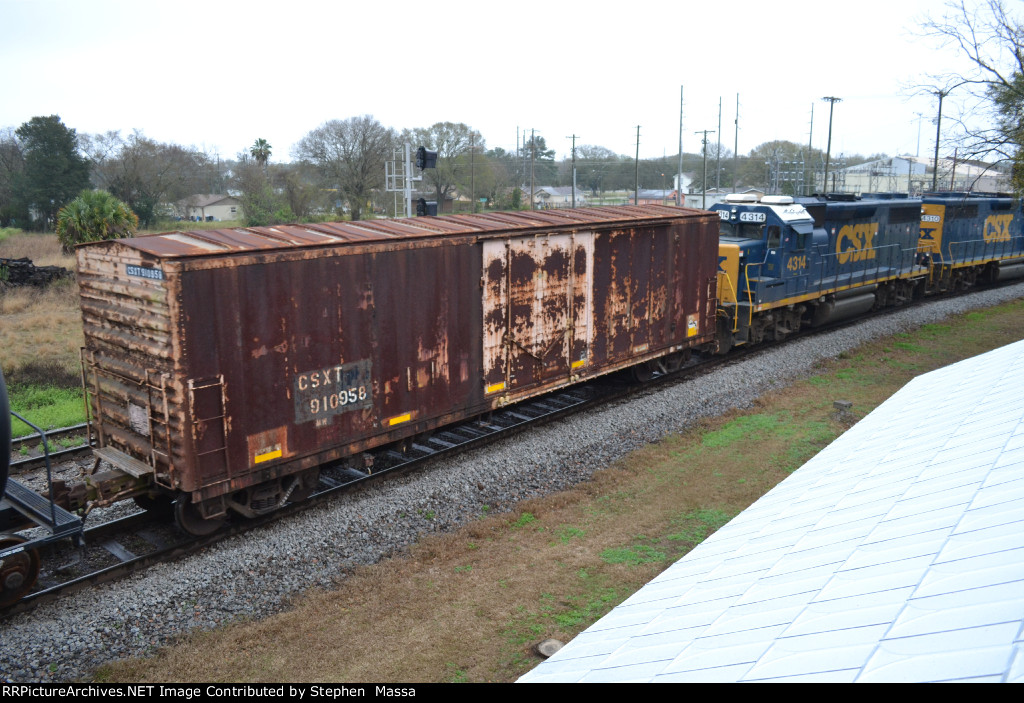 CSX Rusted Box Car